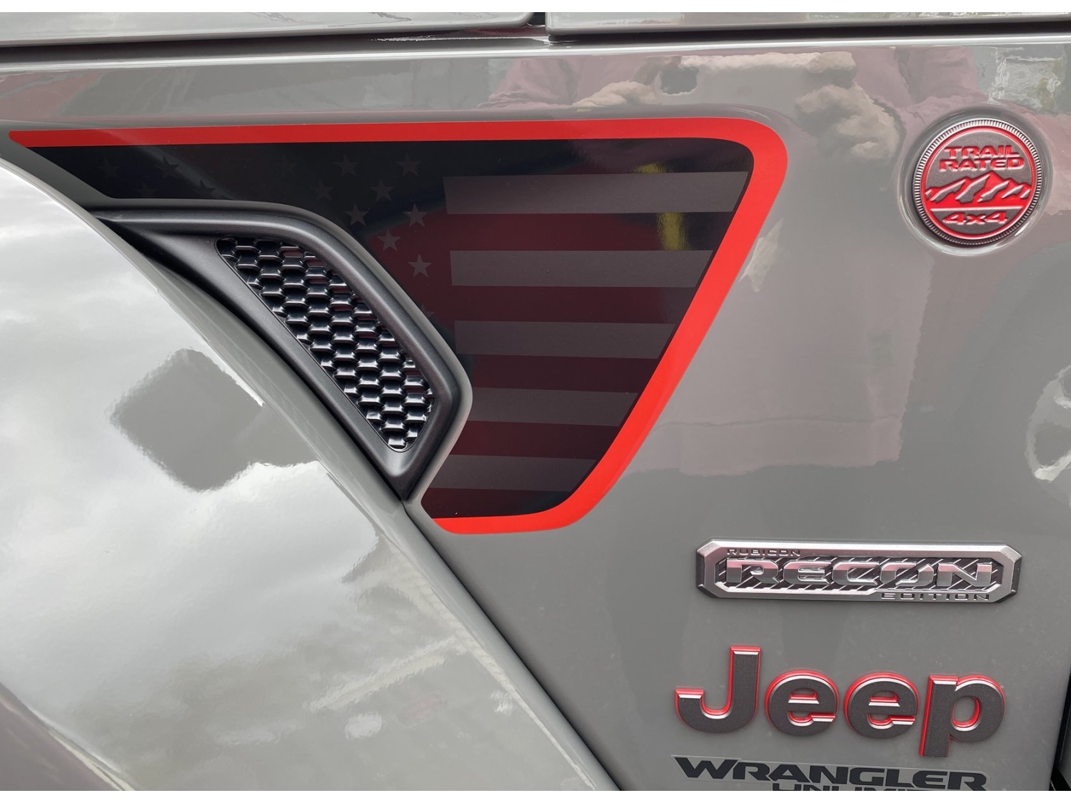 Genuine Mopar Fender Decal - Recon Flag Left - 68510818AA | Mopar ...