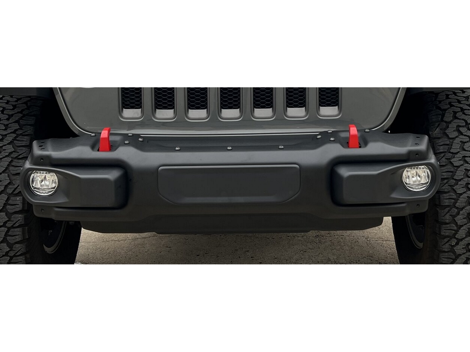 Genuine Mopar Rubicon Front Steel Off Road Bumper One Piece Stubby ...