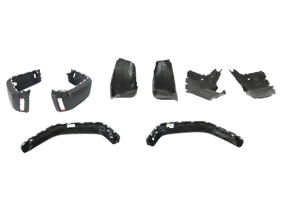 Genuine Mopar High Top Fender Flares Kit Of Four Black With Halogen ...