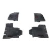 Mopar Rubber Floor Mats 4 Door With Red Jeep Logo - 82216623AB | Mopar ...