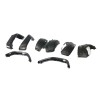 Mopar High Top Fender Flares Kit Of Four Black With Halogen Lights ...