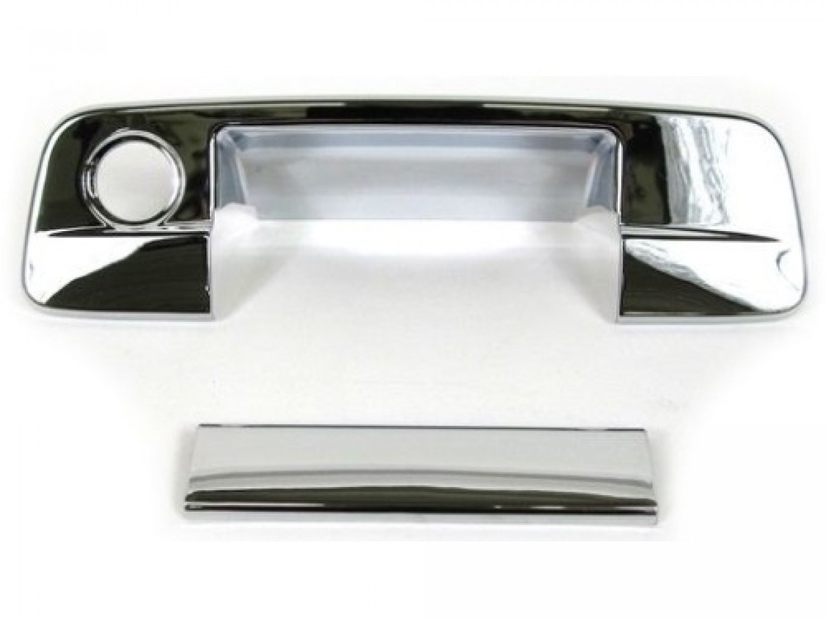 Mopar Tailgate Handle & Bezel Applique Chrome W/O Backup Camera ...