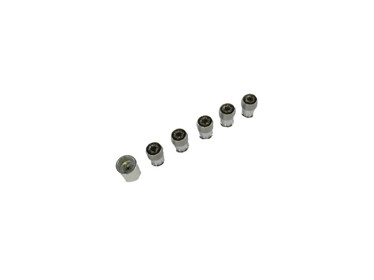 Mopar M14 x 1.5 Chrome Wheel Locks Kit Of Five With Key - 4755282AB ...