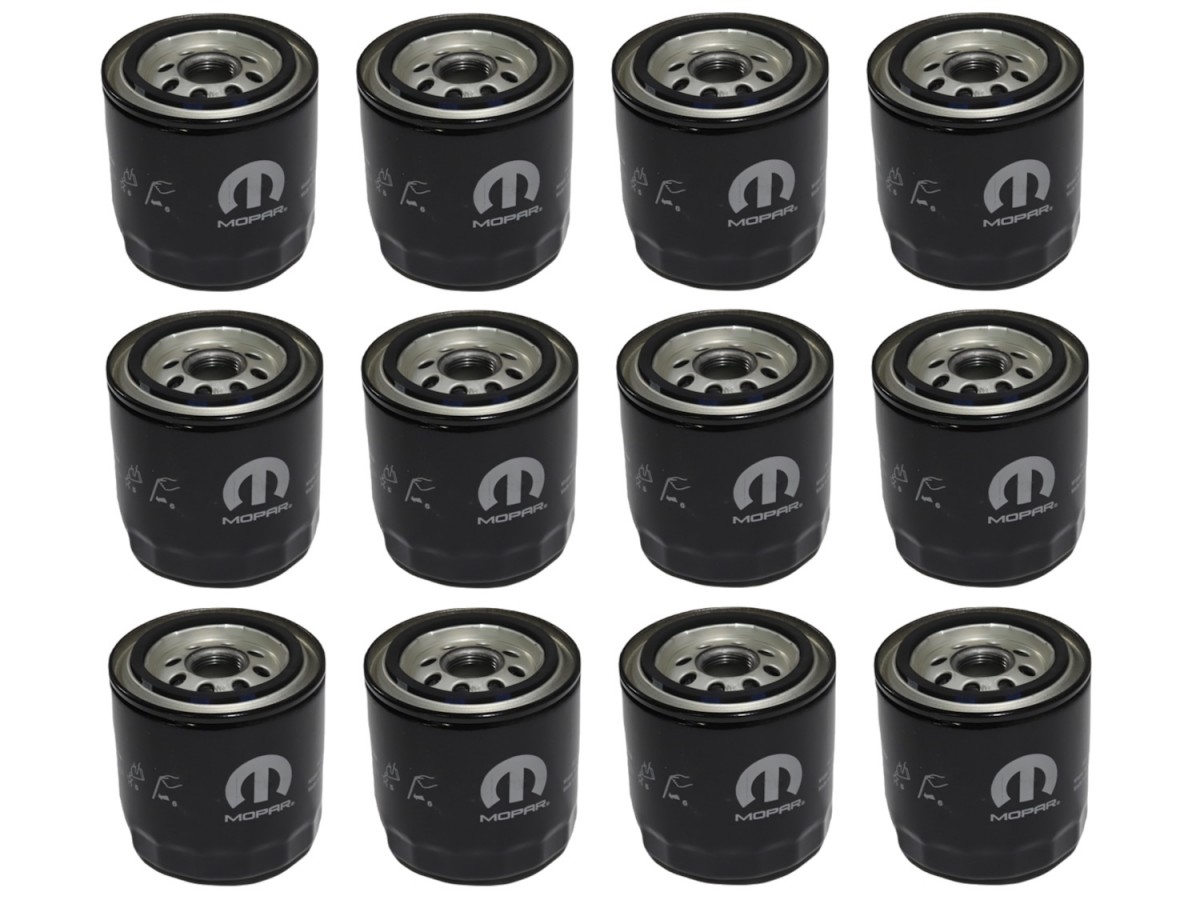 Mopar Oil Filter Case Of 12 For 4.7L 5.7L 6.1L 6.2L 6.4L Engine ...