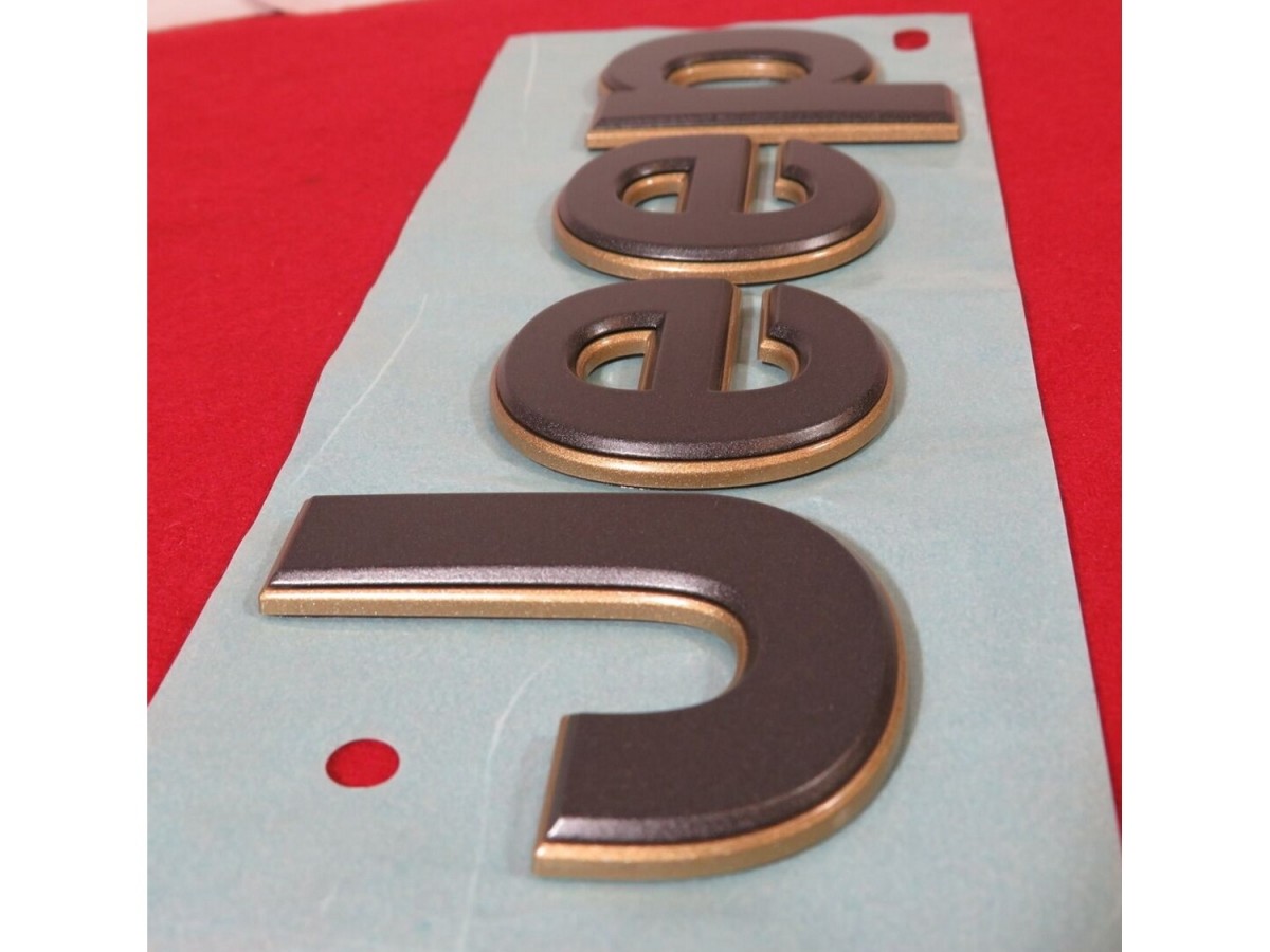 Mopar "Jeep" Fender Emblem Rubicon 392 Black Bronze - 5043159AA | Mopar ...