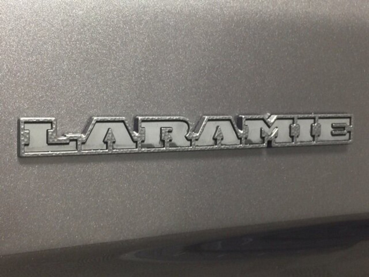 Mopar Emblem Blacked Out Tailgate Badge Laramie - 68483234AA | Mopar ...