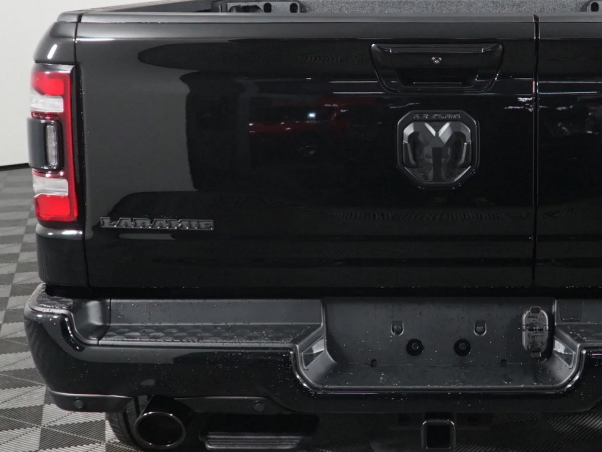 Genuine Mopar Emblem Blacked Out Tailgate Badge Laramie - 68483234AA ...