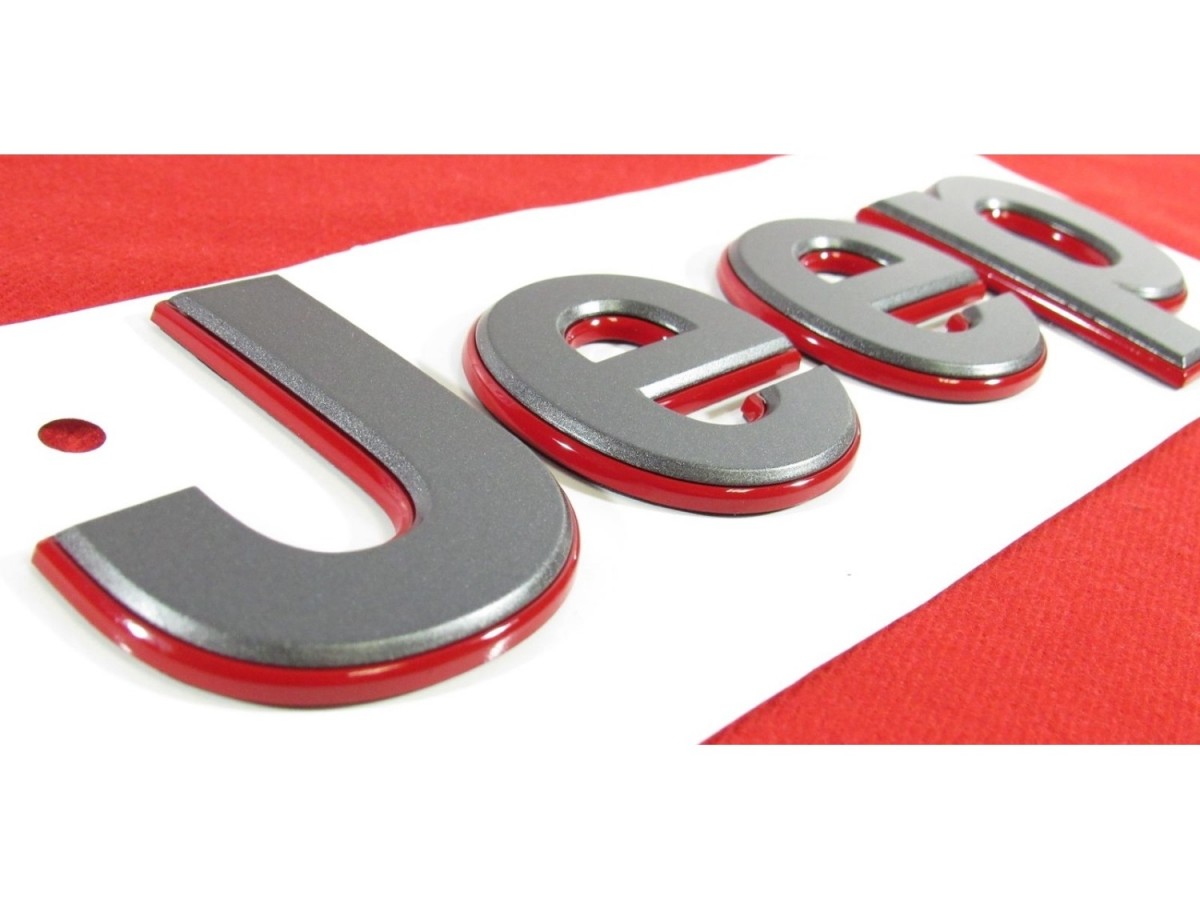Mopar "Jeep" Fender Emblem Rubicon Version With Red Outline ...
