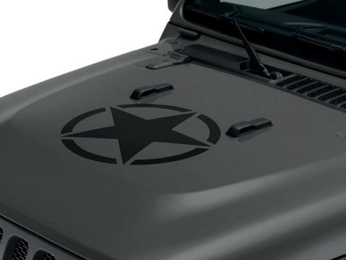 Mopar Freedom Edition Star Decals For Hood And Rear Quarter Panel ...