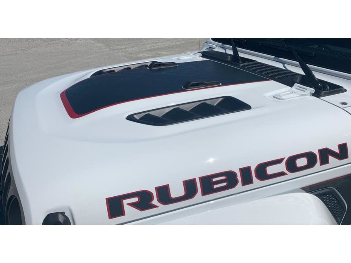 Mopar Hood Decal Recon Black Red For Rubicon Hood - 68510809AA | Mopar ...