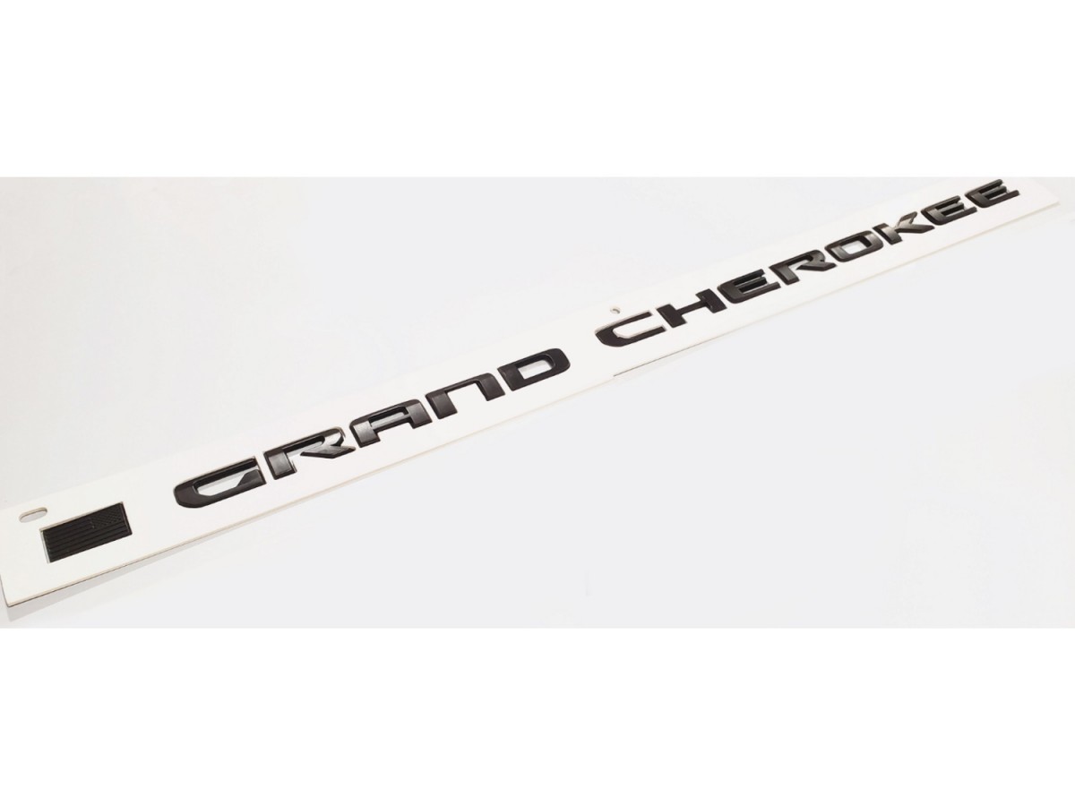 Mopar Altitude Gloss Black Grand Cherokee Door Emblem With American ...