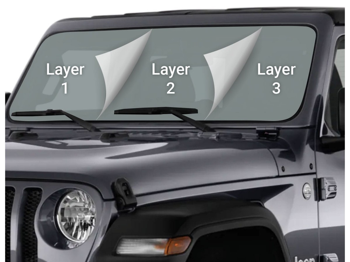 Mopar Windshield Defense Three Layer Protective Film By Racing Optics ...