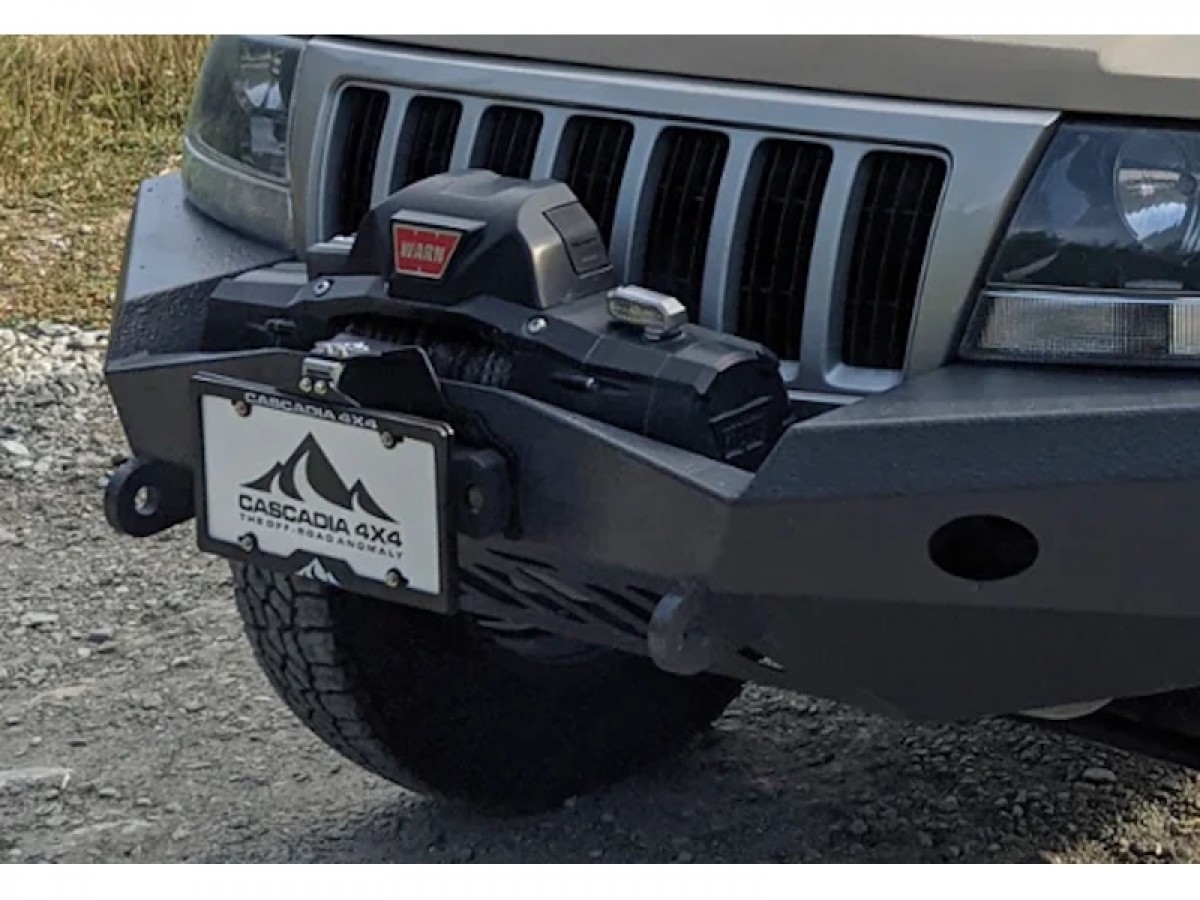 Mopar Winch Compatible License Plate Bracket Mounting System Flipster V3 By Cascadia 4x4 ...