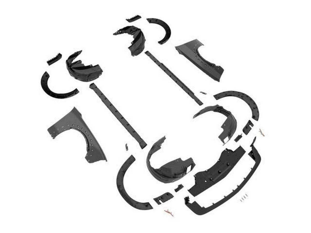 Mopar Performance Direct Connection Hellcat Widebody Fender Flare Kit ...