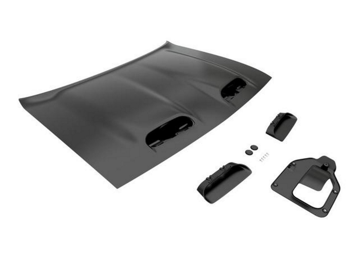 Genuine Mopar Performance Direct Connection SRT Hellcat Redeye Dual Snorkel Hood 77072554AC Mopar Genuine Parts