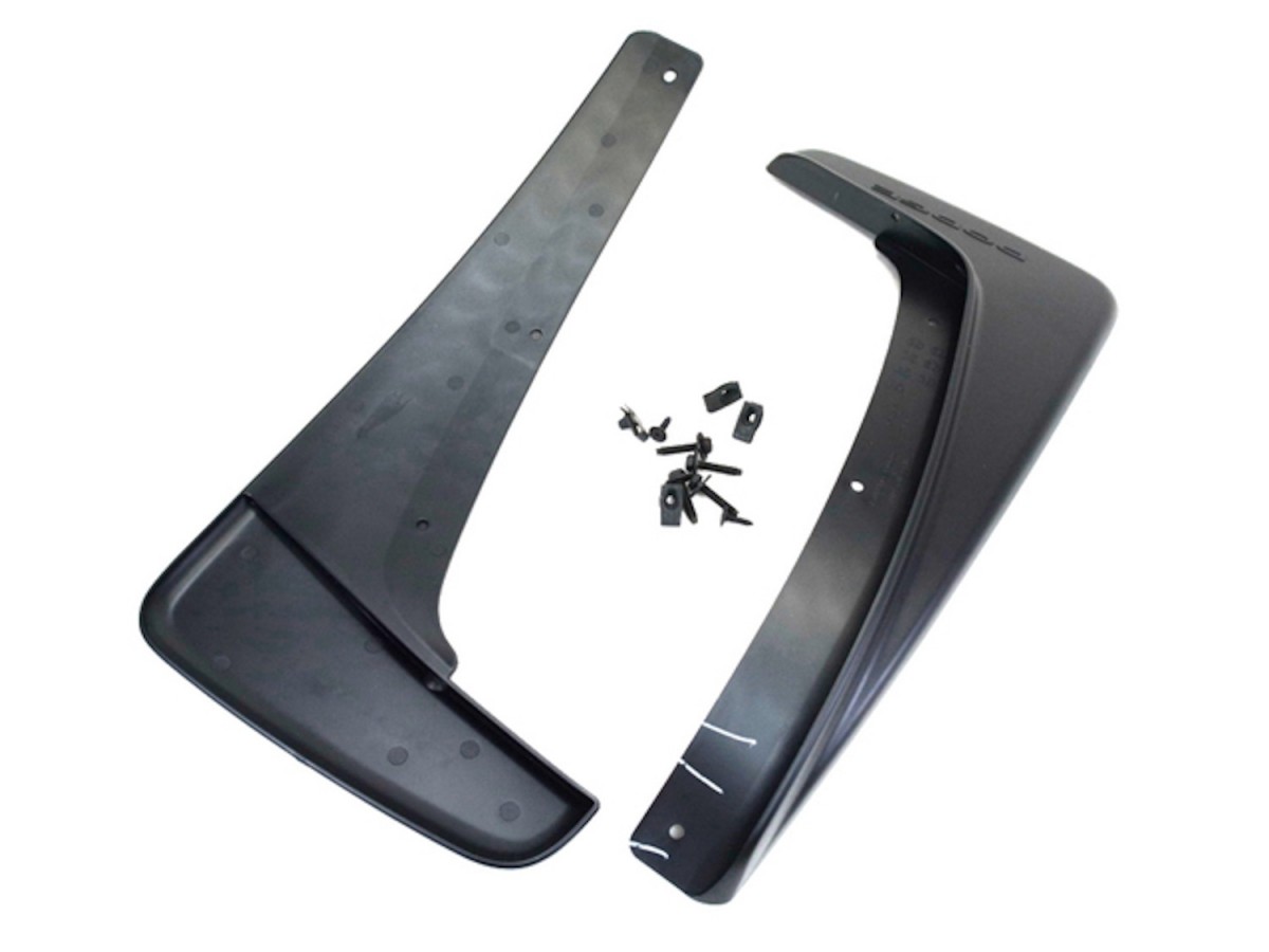 Mopar Splash Guards Kit Of Two For Rear Molded Black With Dodge Logo ...