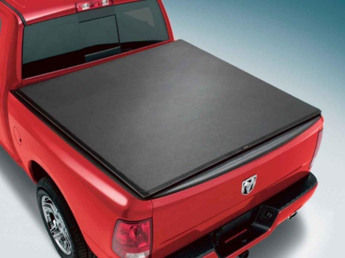 Mopar Tonneau Cover Roll-Up Black Premium Fabric 5.7' Bed - 82213022AE ...