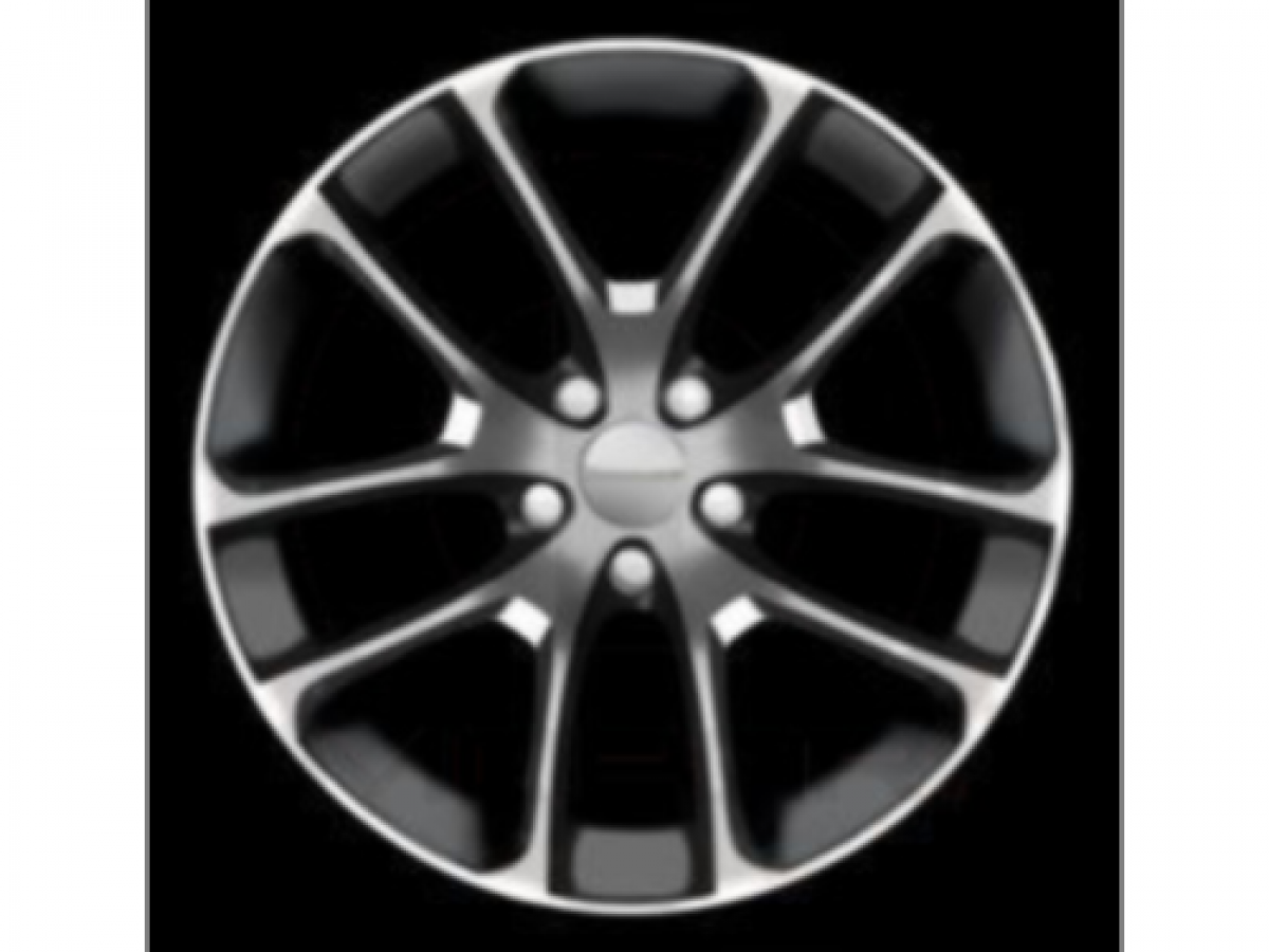 Genuine Mopar Wheel 18" Polished & Black - 82213223 | Mopar Genuine Parts