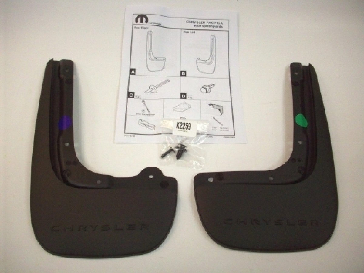 Genuine Mopar Splash Guards Rear - 82214507 | Mopar Genuine Parts