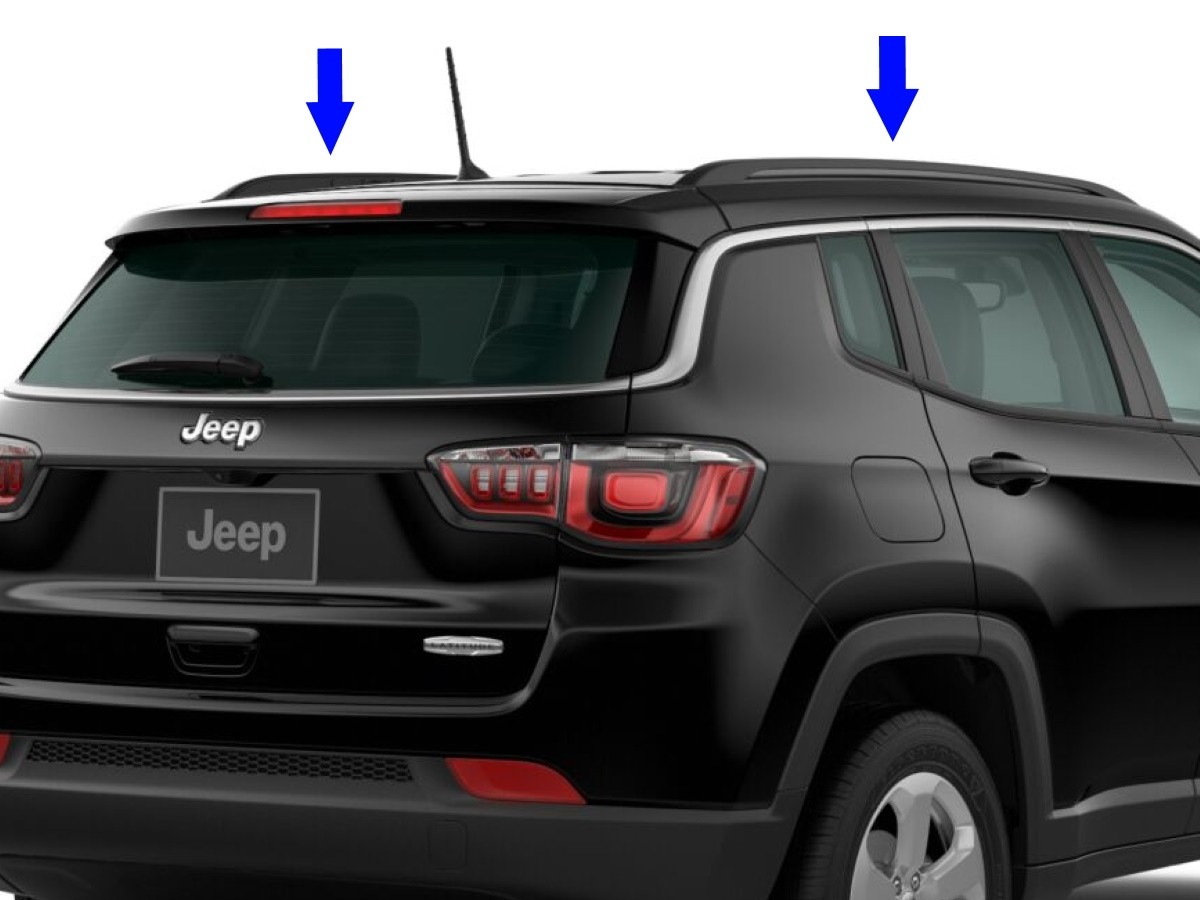 Mopar Roof Rails Black - 82214657 | Mopar Genuine Parts