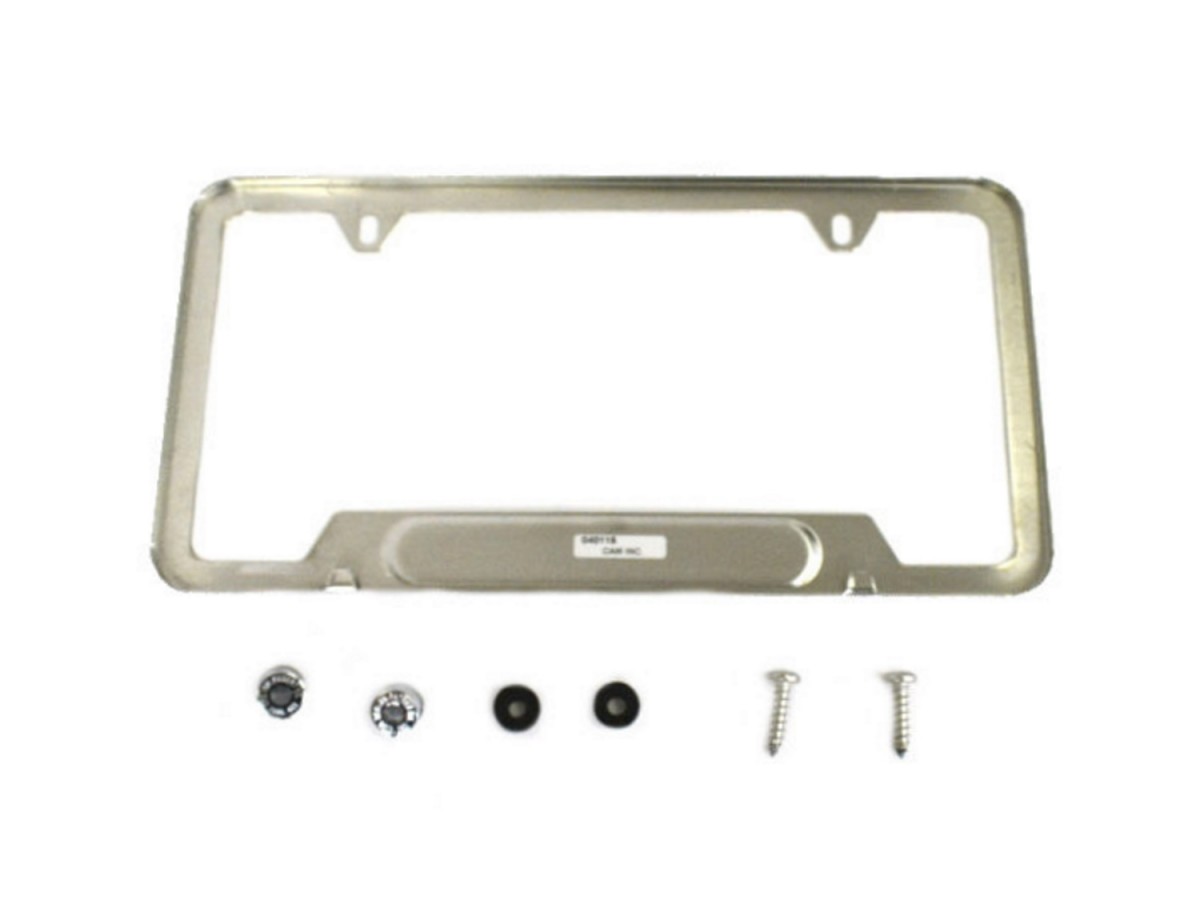 Mopar Plate Frame Polished Chrysler Logo - 82214873 | Mopar Genuine Parts