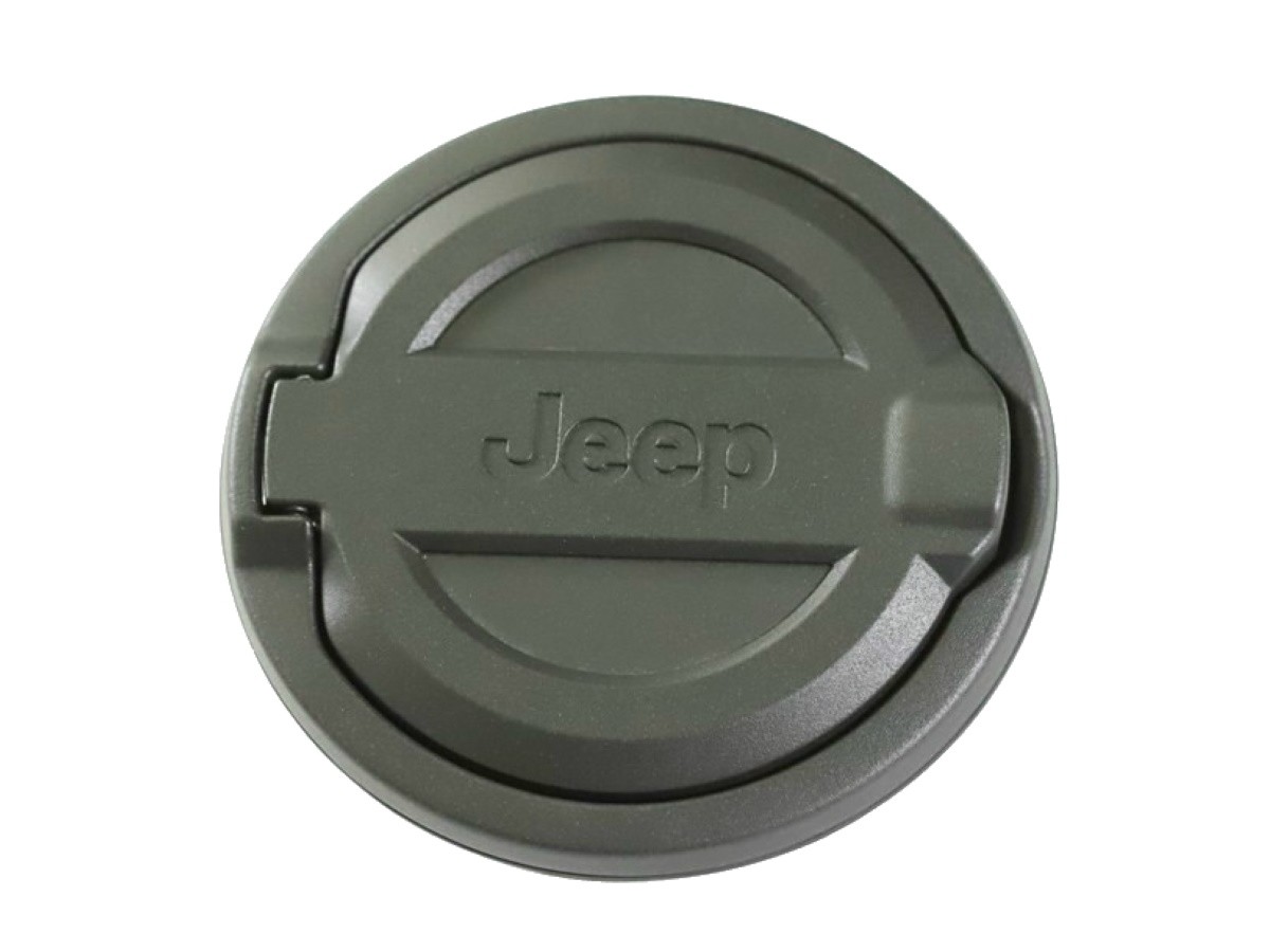 Mopar Fuel Filler Door Black With Jeep Logo - 82215123AB | Mopar ...