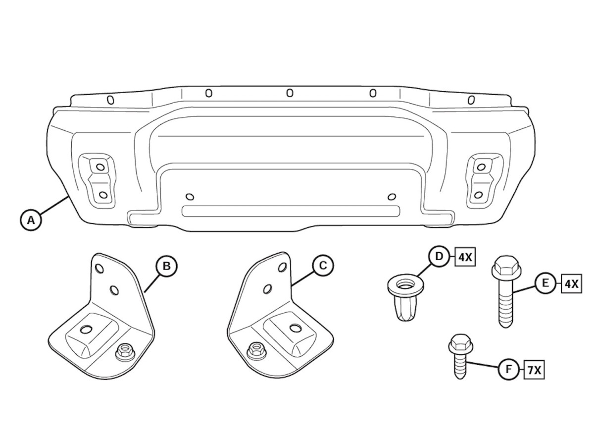 Mopar Rubicon Steel Skid Plate For Steel / Off Road Front Bumper ...