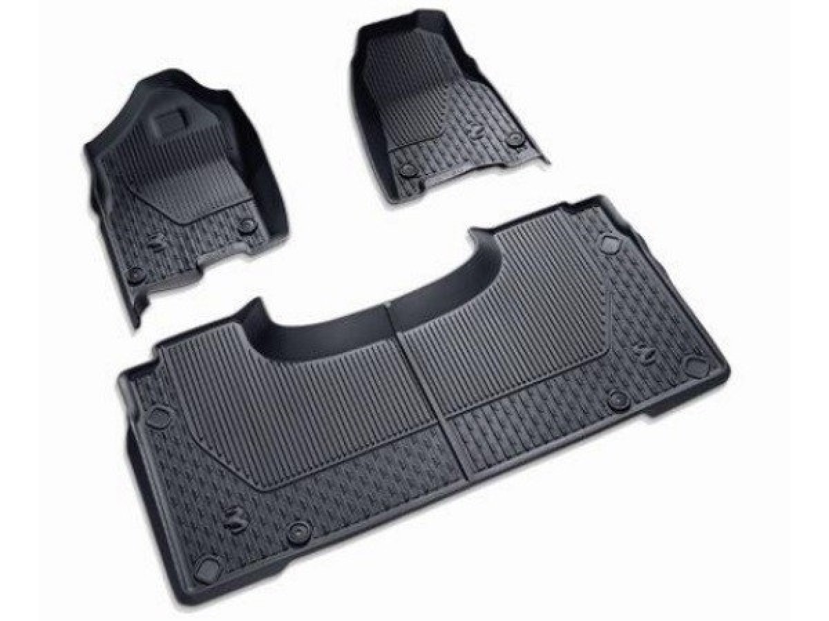 Mopar All-Weather Slush Mats Crew Cab Black - 82215321AD | Mopar ...