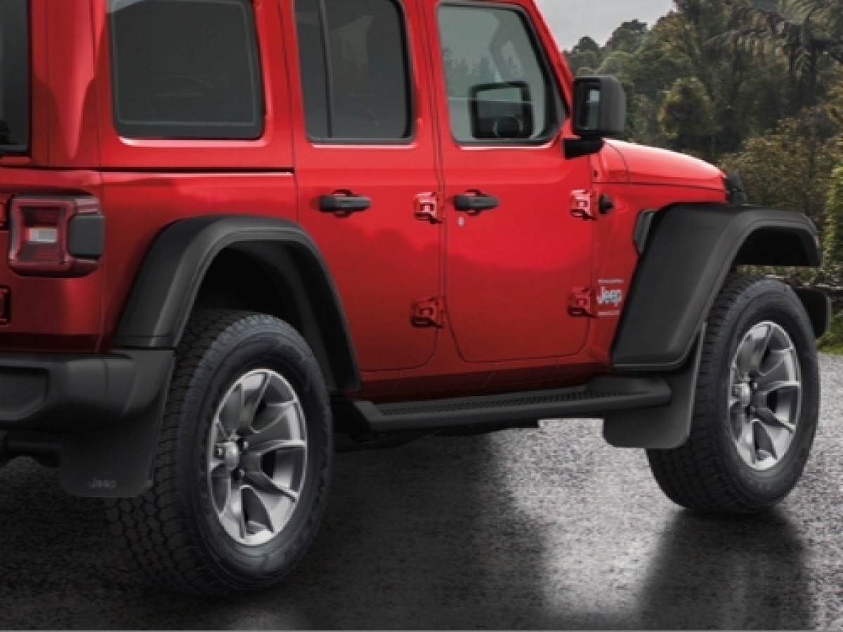 Mopar Splash Guards Front For Sahara And Sport Non-4xe Black Paintable ...