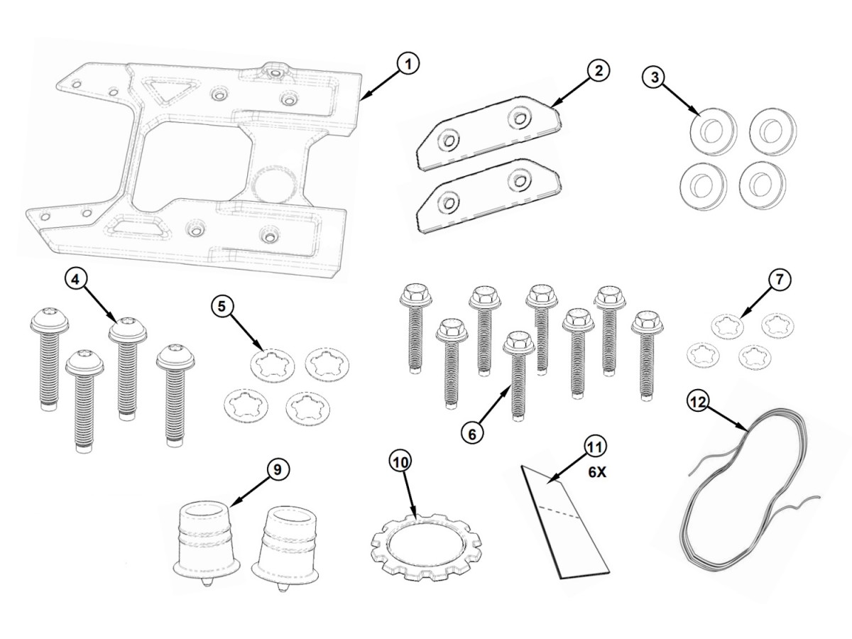 Mopar Performance Swing Gate Tailgate Hinge Reinforcement - 82215356AC ...