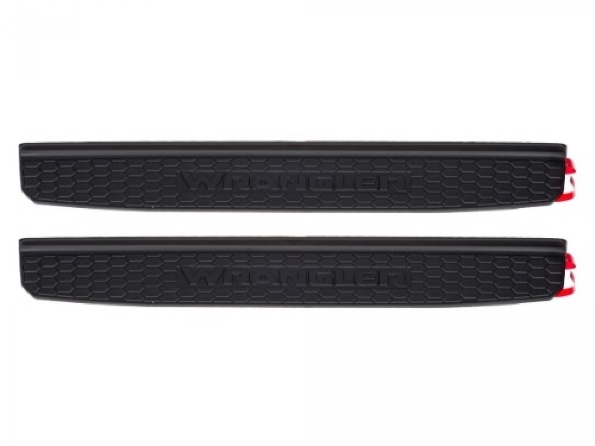 Mopar Door Sill Guards 2 Door Black - 82215393 | Mopar Genuine Parts