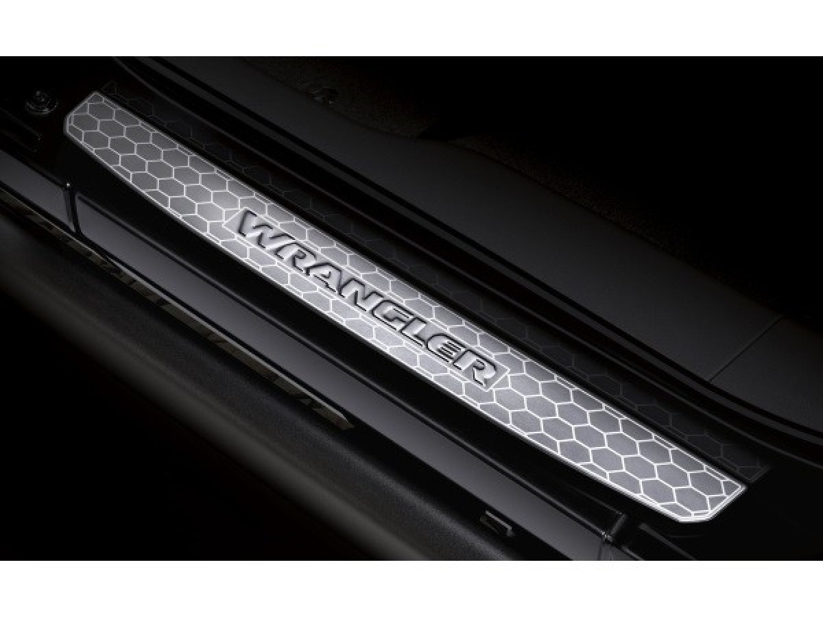 Genuine Mopar Door Sill Guards 2 Door Stainless Steel - 82215395 ...