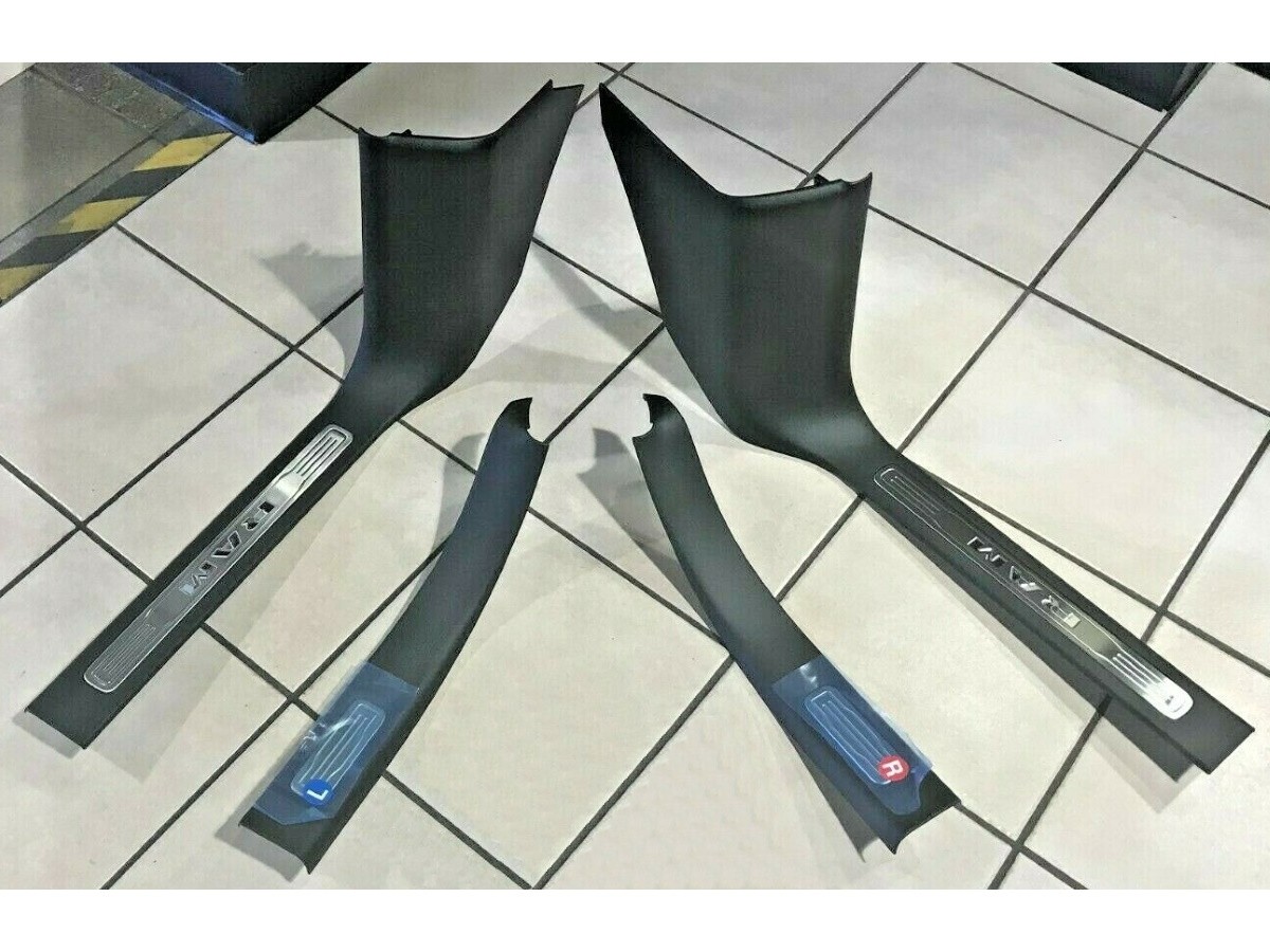 Mopar Door Sill Guards - Quad Cab - Global Black - 82215420 | Mopar ...