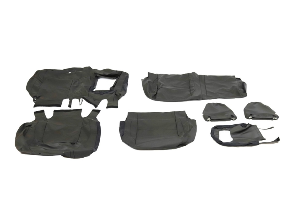 Genuine Mopar Seat Covers - Rear Quad Cab 60/40 Black - 82215472 ...