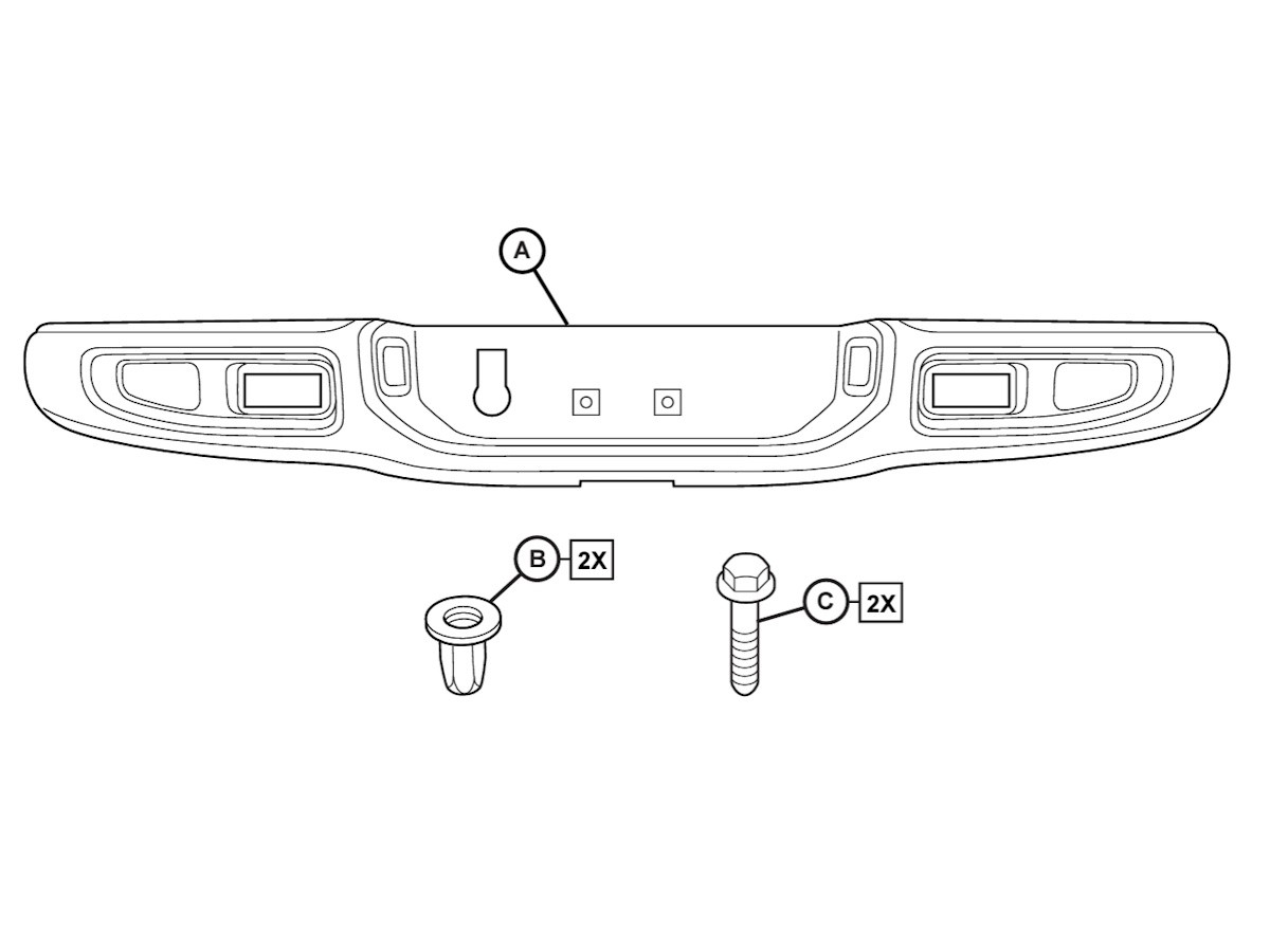 Genuine Mopar Rubicon Steel Rear Bumper - 82215634AE | Mopar Genuine Parts