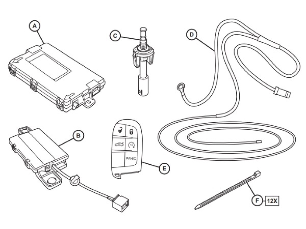Mopar Remote Start Kit - 82215693 | Mopar Genuine Parts