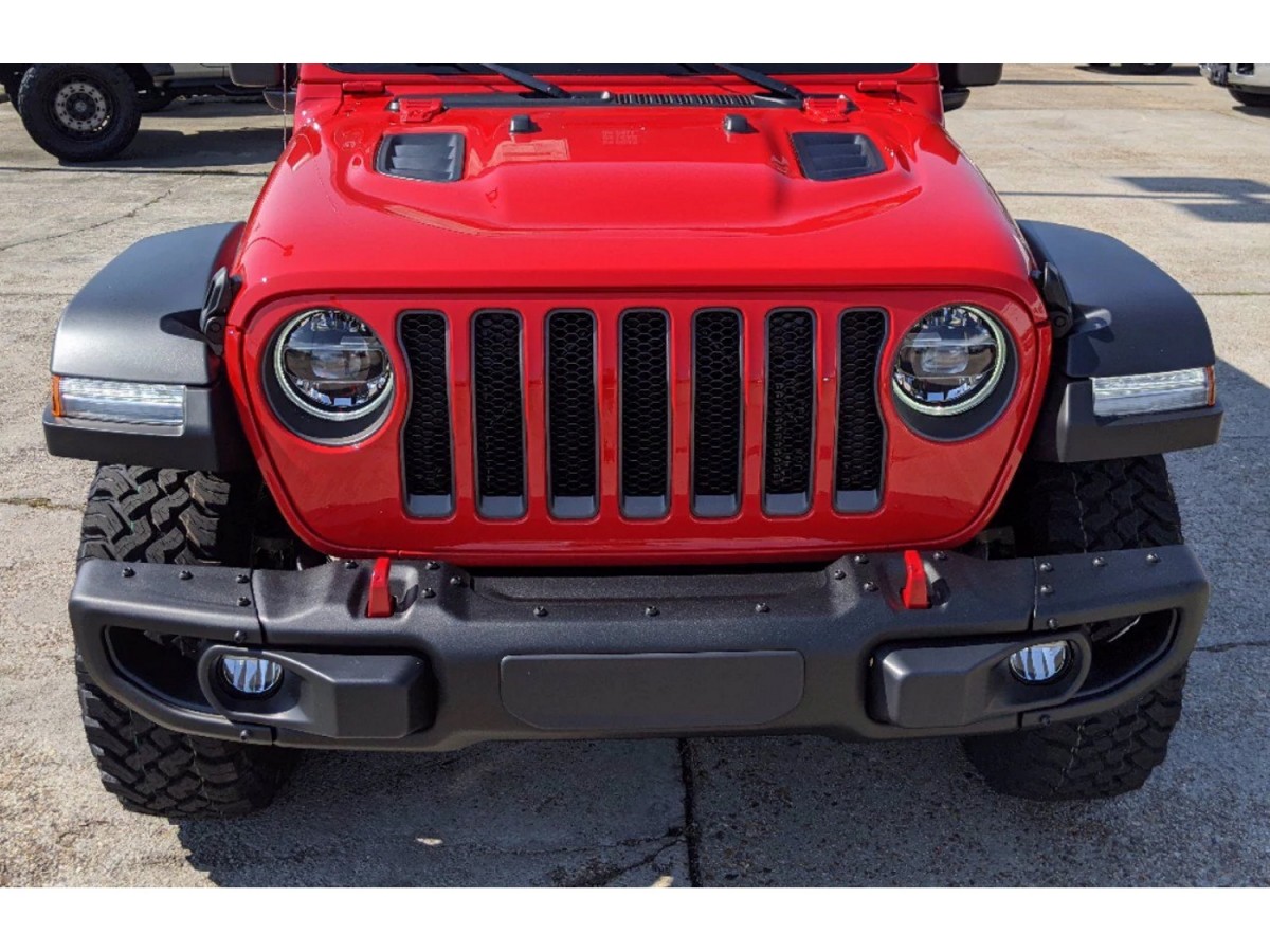 Mopar High Top Fender Flares Kit Of Four Black With LED Lights ...