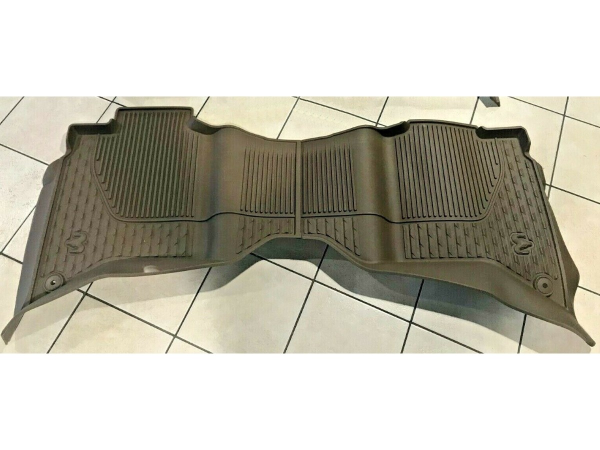 Mopar All Weather Mats Crew Cab Bucket Seats Brown - 82215755AC | Mopar ...