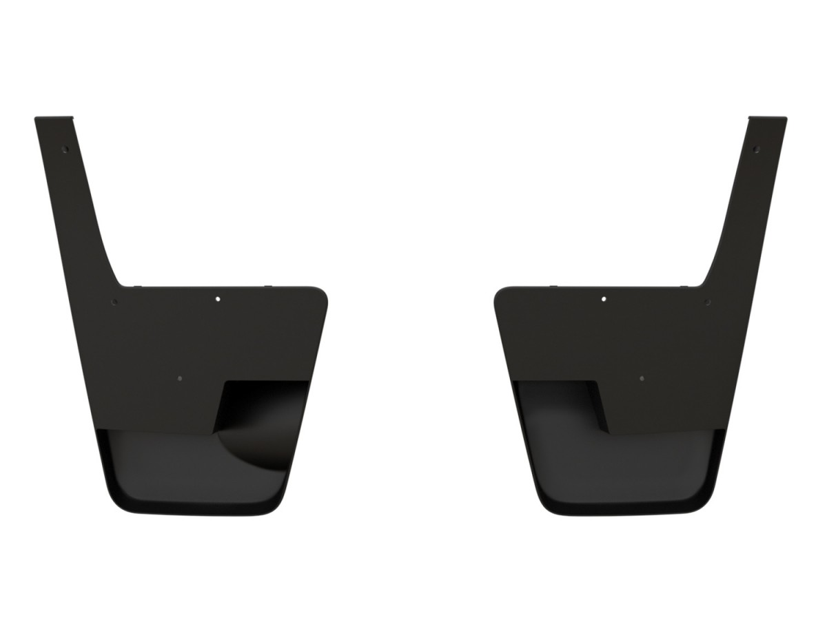 Mopar Deluxe Molded Splash Guards Black With RAM Logo Rear Pair For ...