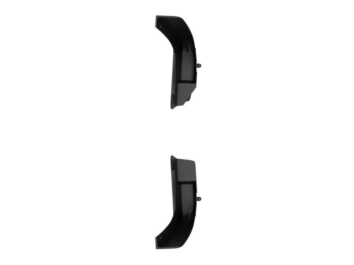 Mopar Deluxe Molded Splash Guards Black With RAM Logo Rear Pair For ...