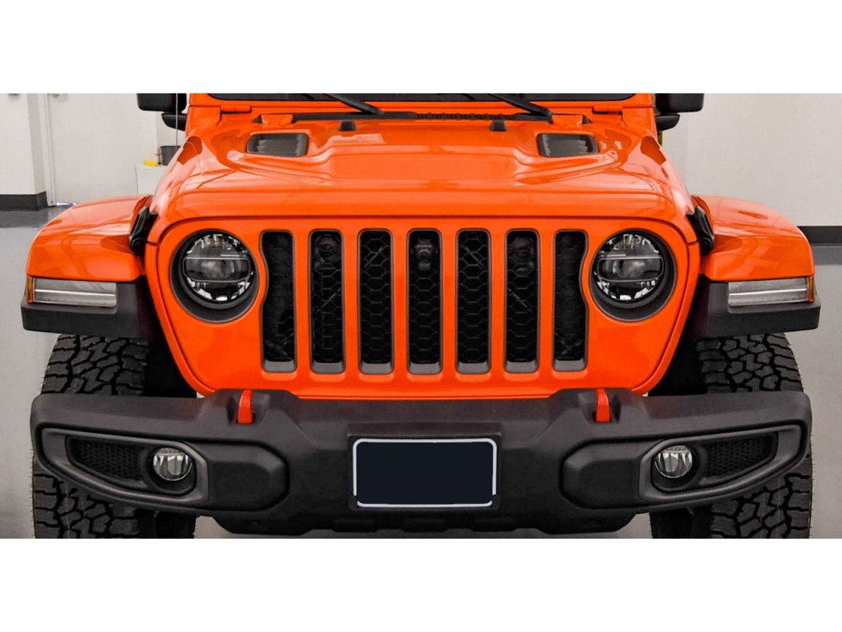 Mopar High Top Rubicon Fender Flares Kit Of Four Black Smooth Paintable ...