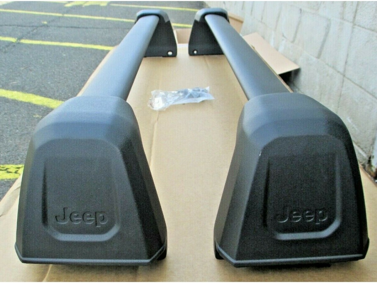 Mopar Roof Rack Cross Bars Black For Production Side Rails - 82216036AC ...