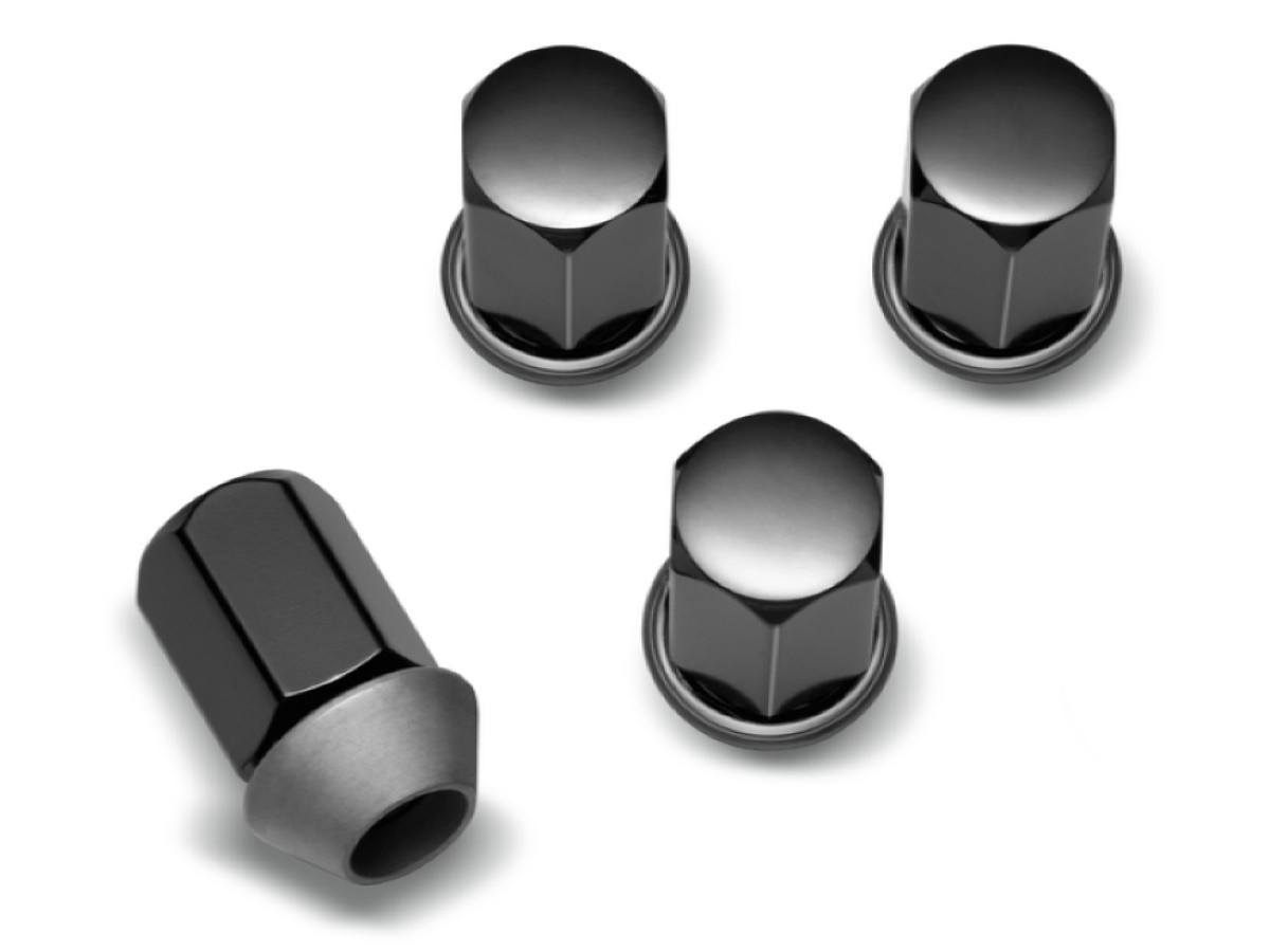 Mopar Lug Nuts Black Kit Of Four - 82216113AA | Mopar Genuine Parts