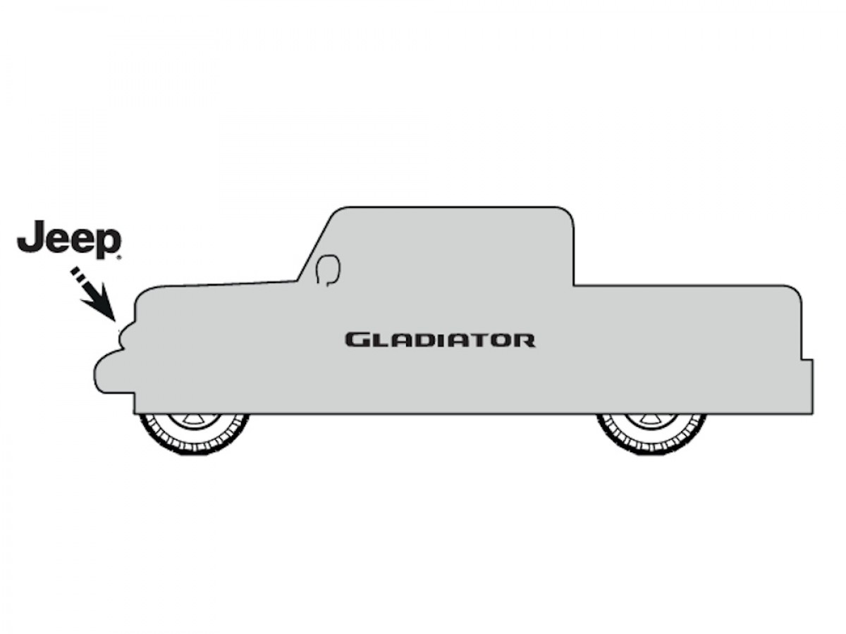 Mopar Indoor Car Cover With Jeep Gladiator Logos - 82216116 | Mopar ...