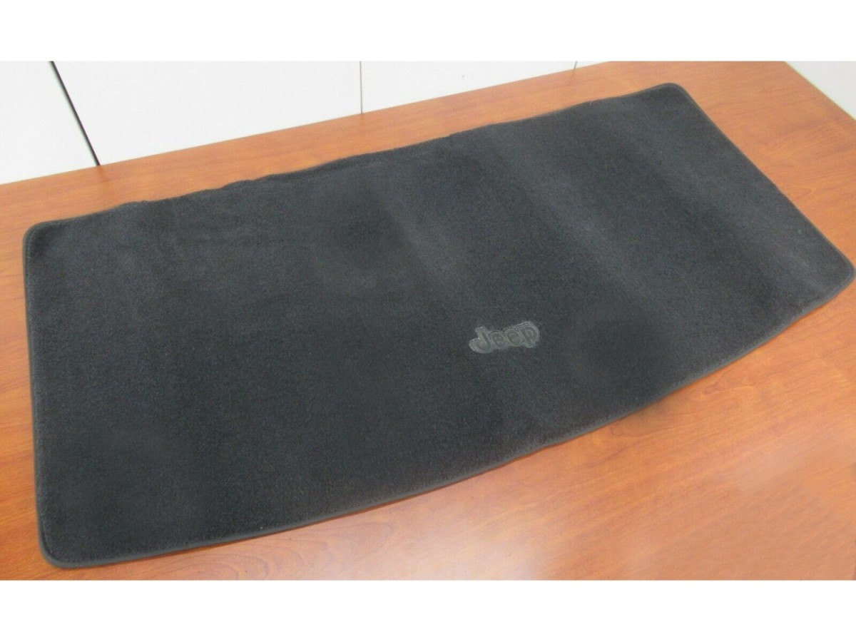 Mopar Carpet Cargo Mat Black With Jeep Logo For Three Row - 82216151AB ...