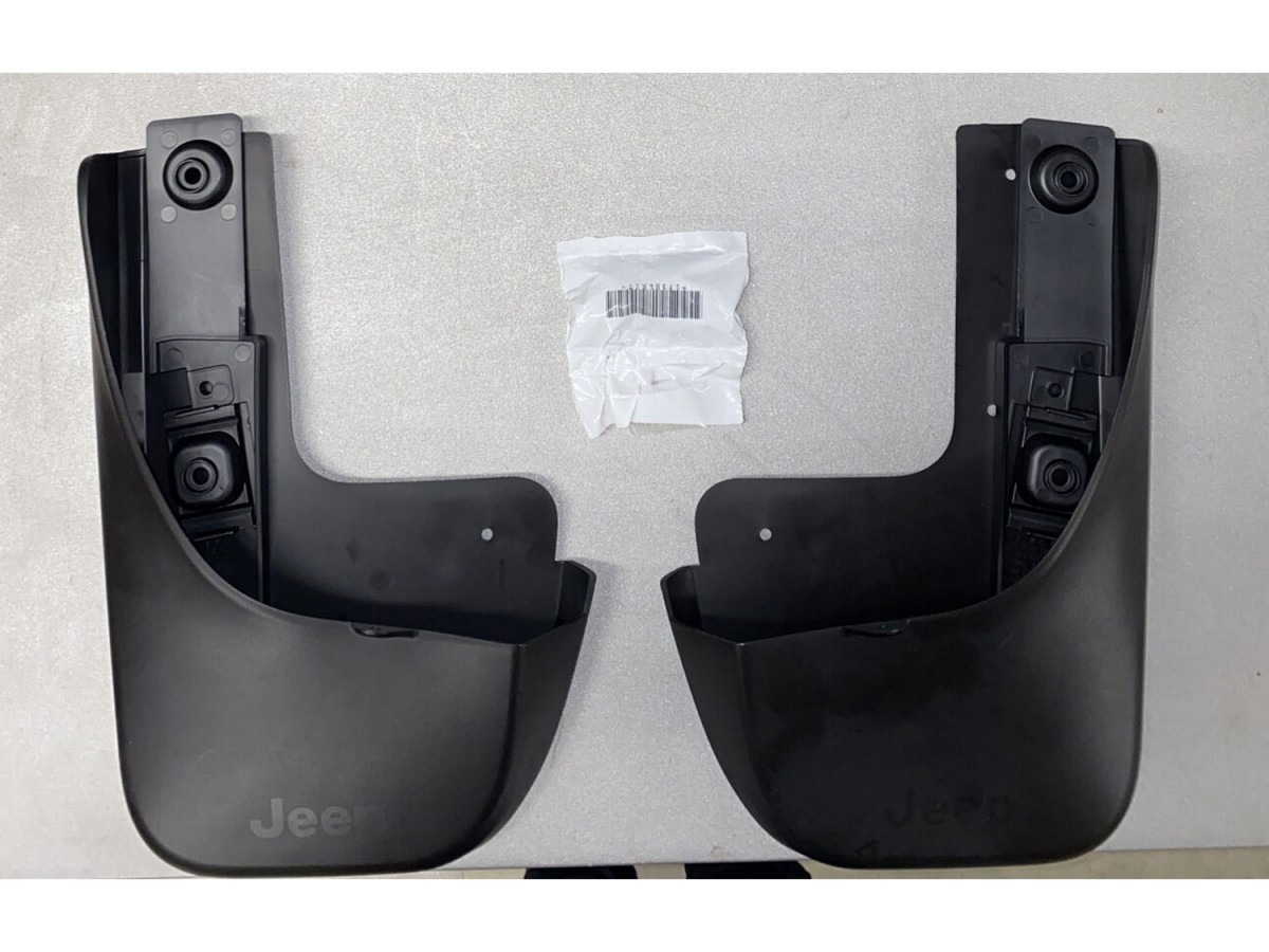 Mopar Rear Molded Splash Guards With Jeep Logo For Two Row - 82216326AB ...