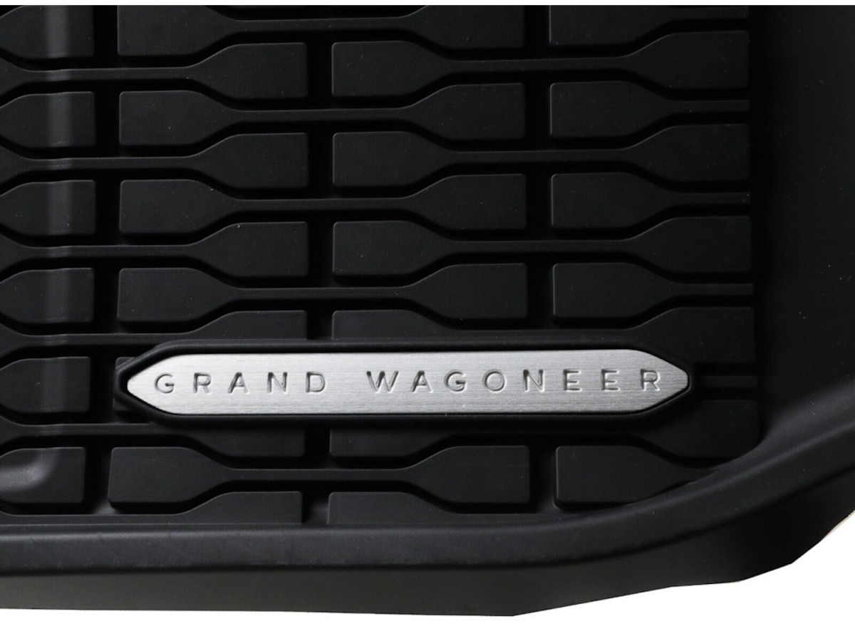 Mopar All Weather Rubber Floor Mats For First Second Third Rows Grand ...