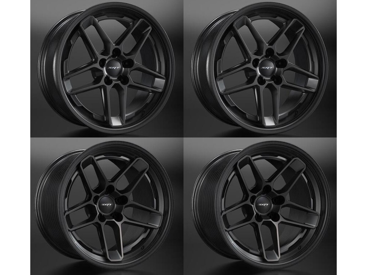 Mopar Performance Direct Connection Kit Of Four Wheels D170 Carbon ...