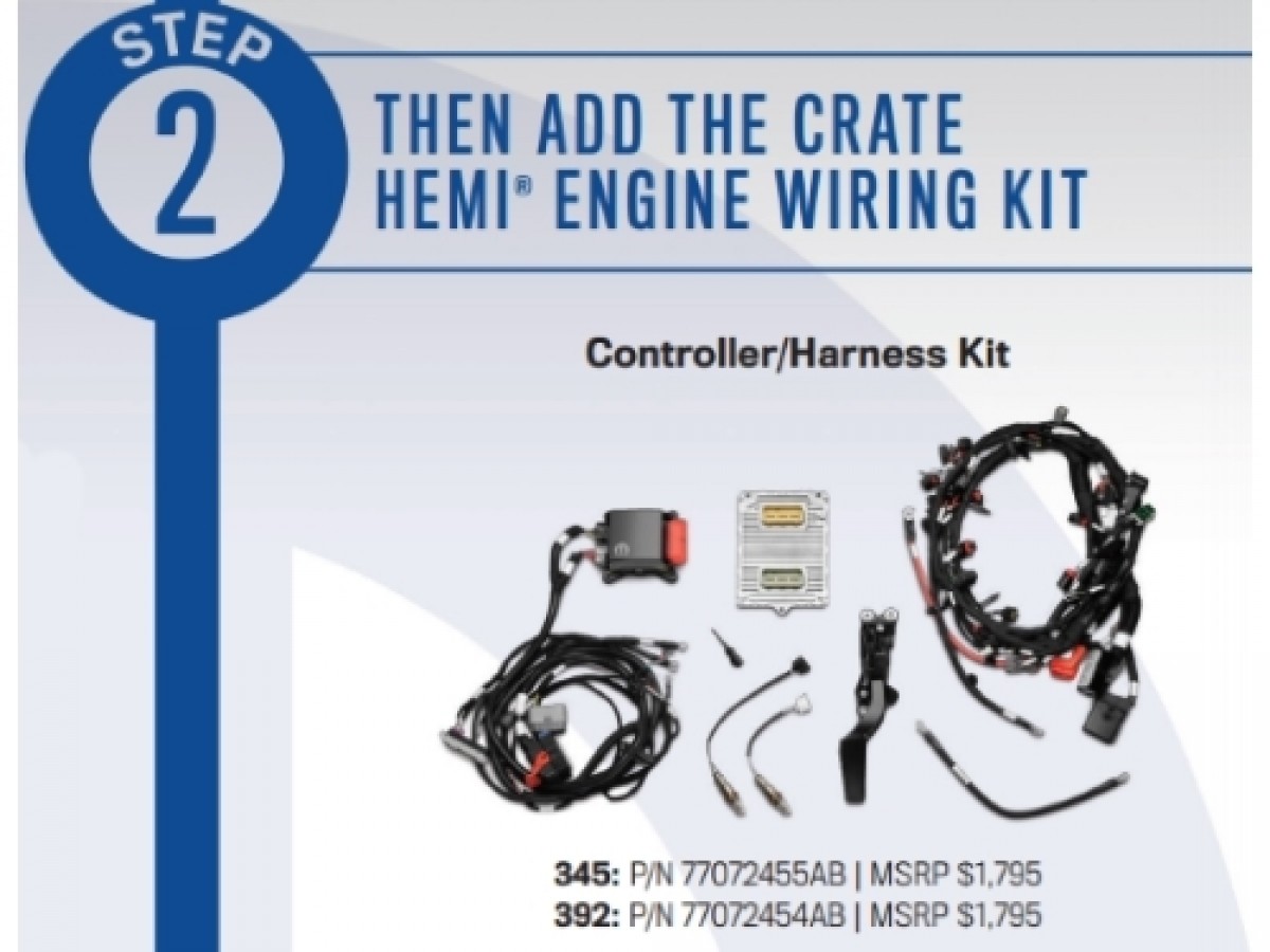 Mopar 345 Crate HEMI V8 Engine 5.7L Eagle Gen III - 68303088AD | Mopar ...