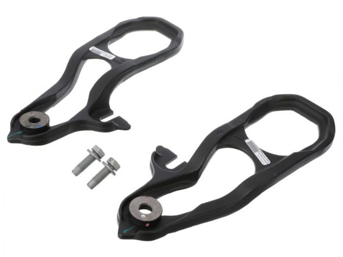 Mopar Black Front Tow Hook Package Set Of Two With Hardware For Left ...